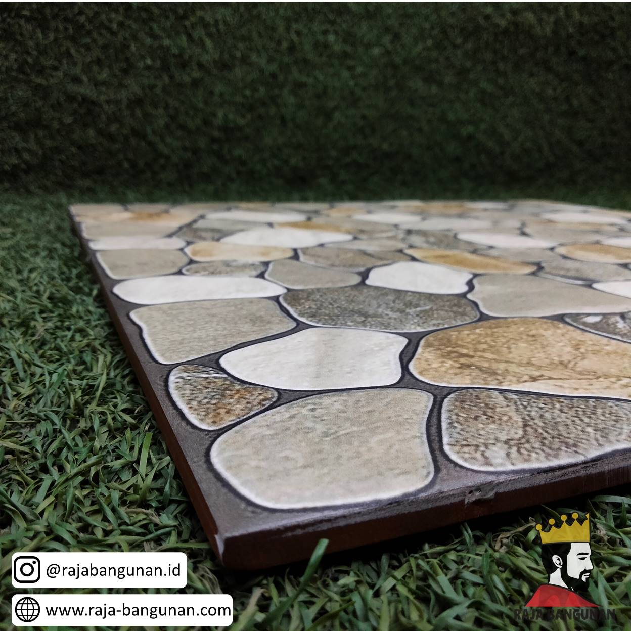 KERAMIK ARWANA ACROPOLIS GREY 40×40 | Raja Bangunan