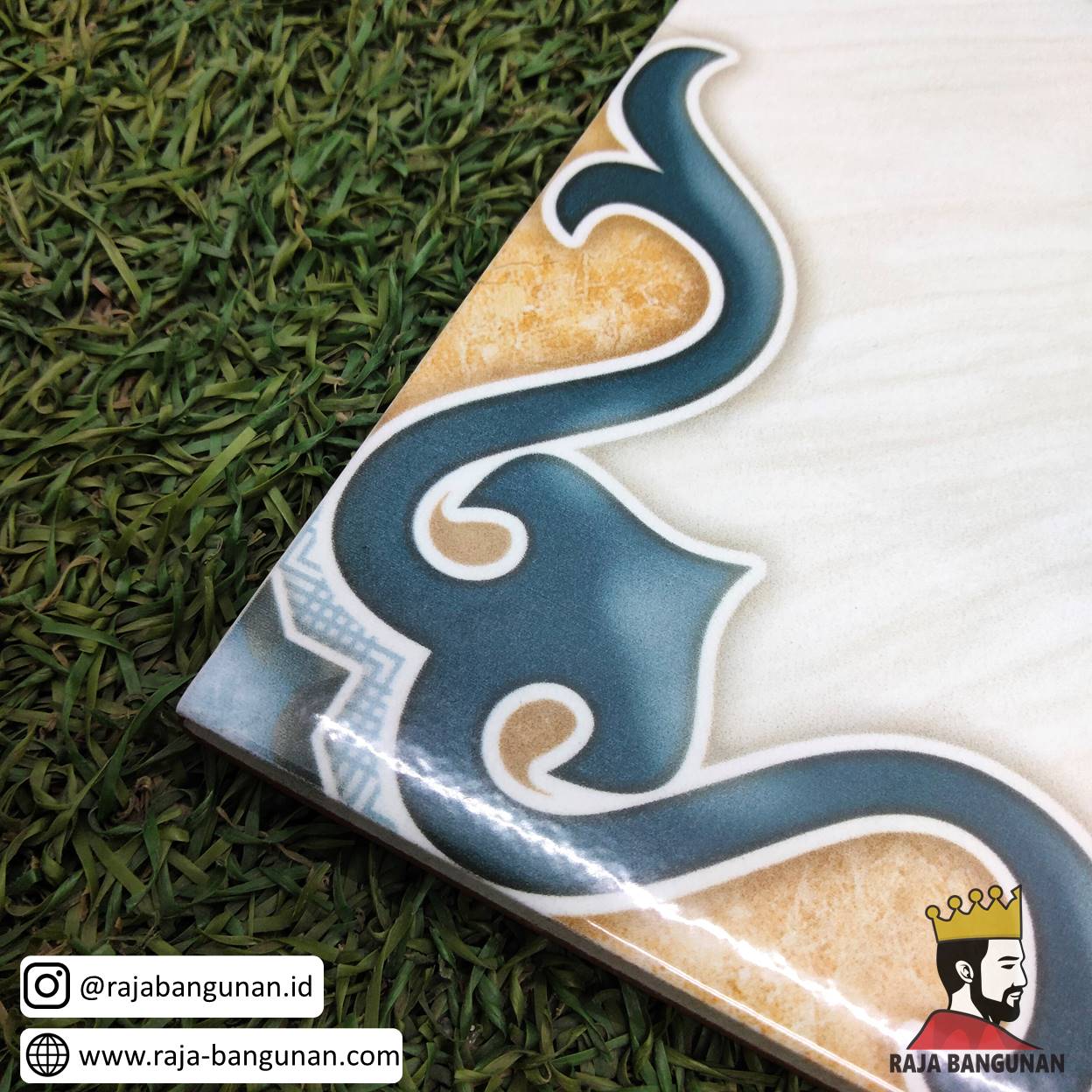 KERAMIK ARWANA ANDROMEDA BROWN 40×40 | Raja Bangunan