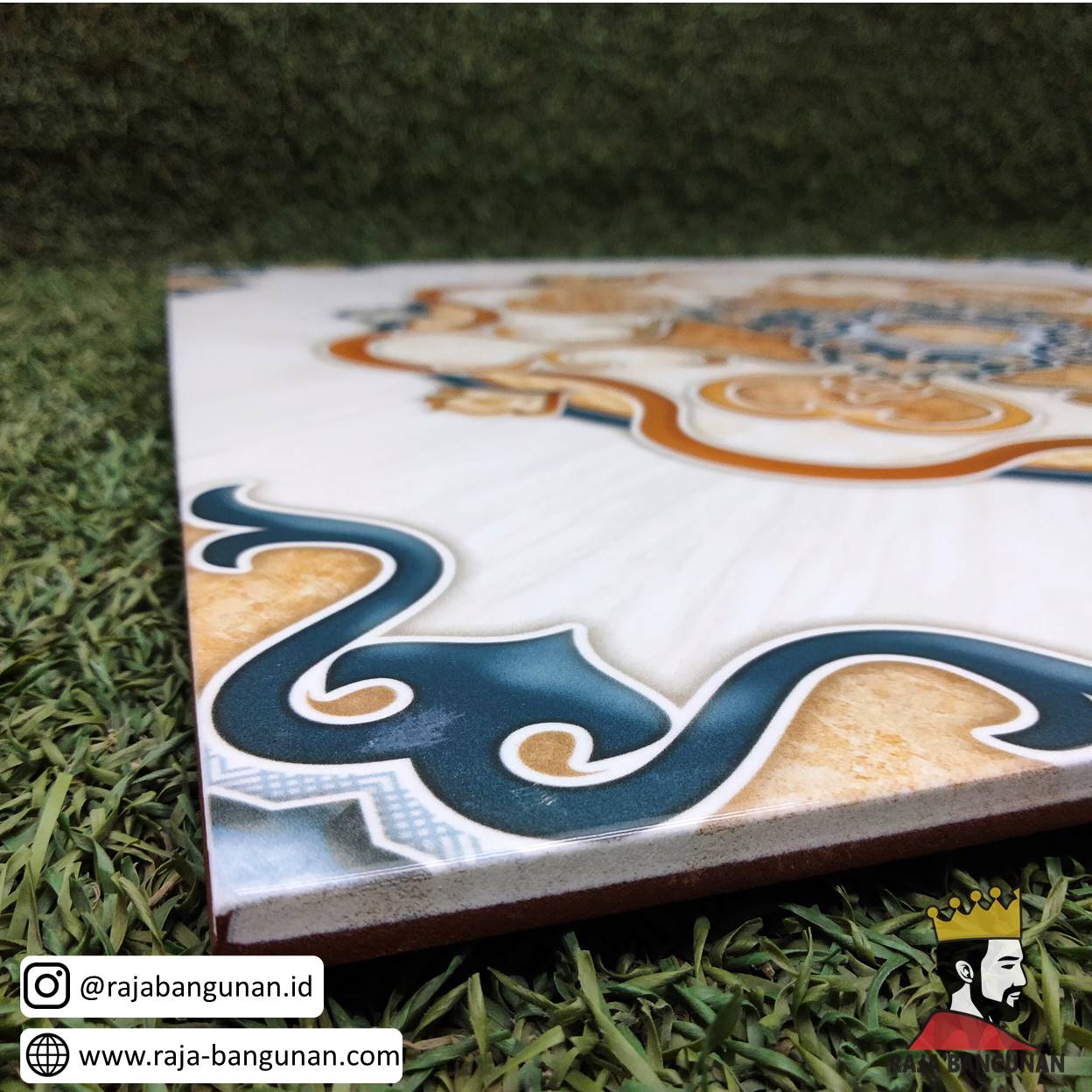 KERAMIK ARWANA ANDROMEDA BROWN 40×40 | Raja Bangunan