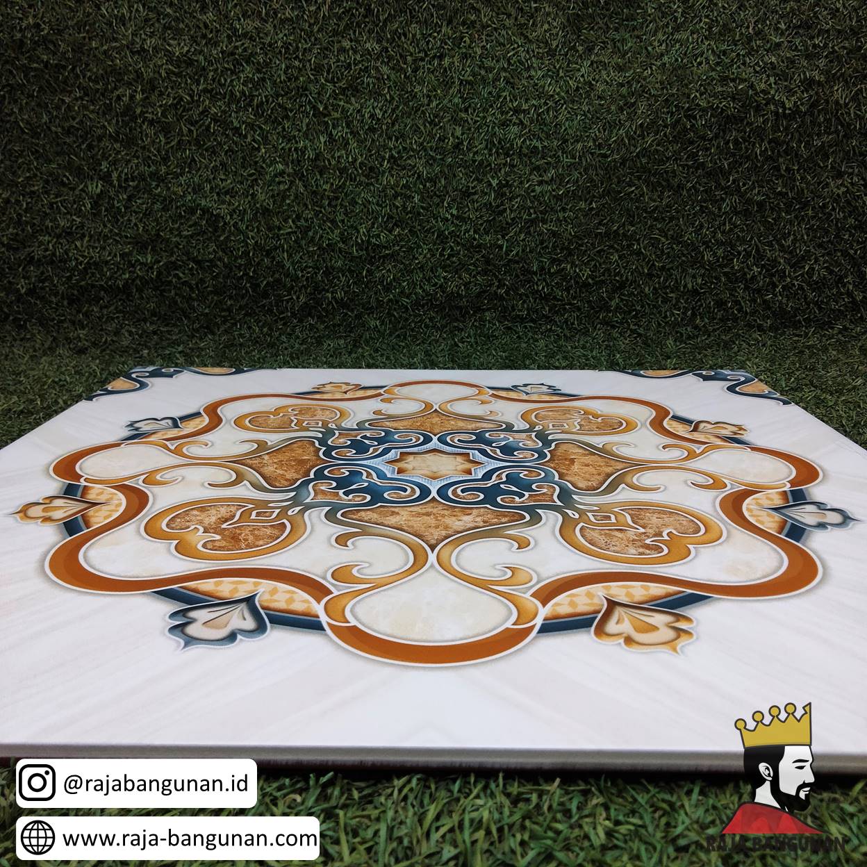 KERAMIK ARWANA ANDROMEDA BROWN 40×40 | Raja Bangunan