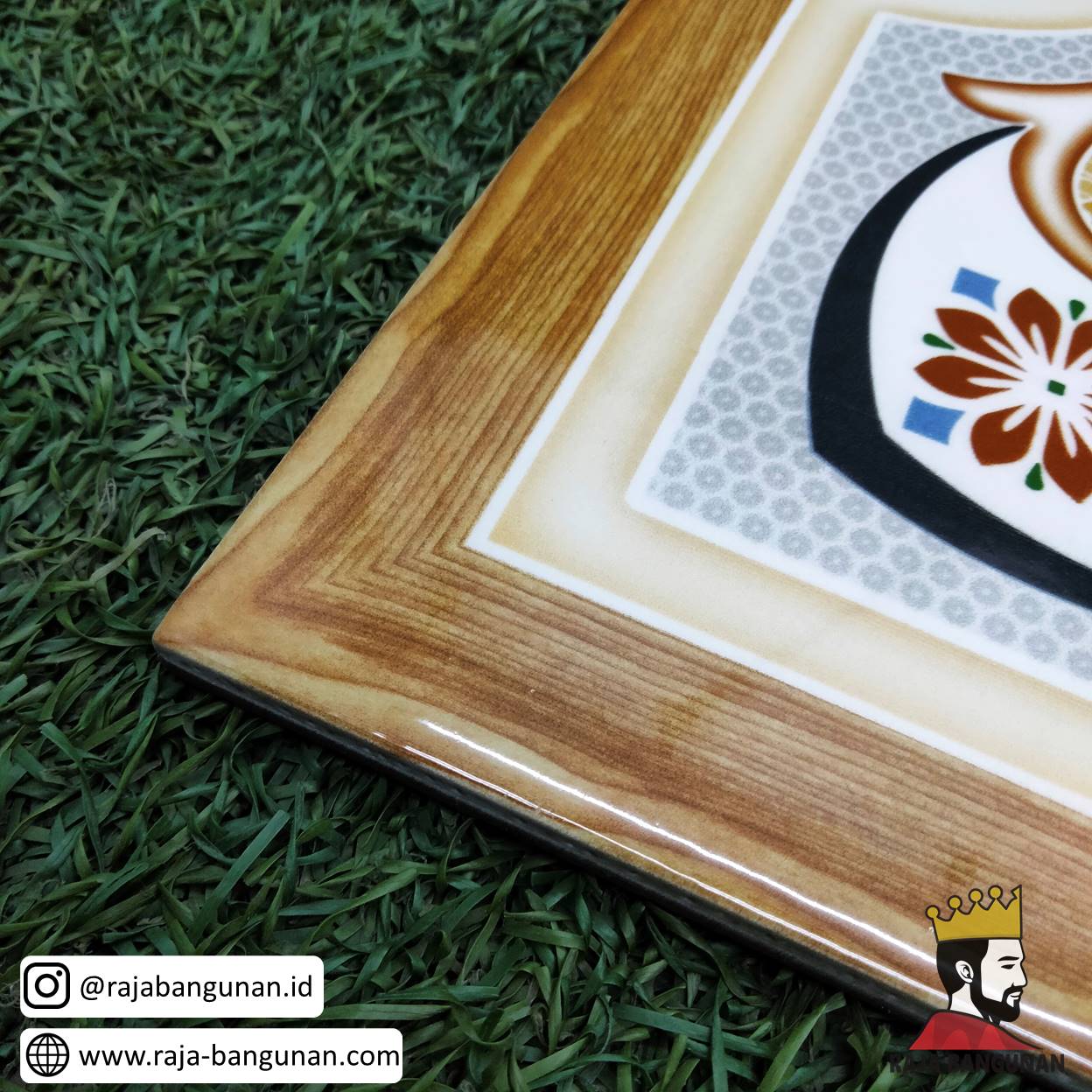 KERAMIK ARWANA ANTALYA BEIGE 40×40 | Raja Bangunan