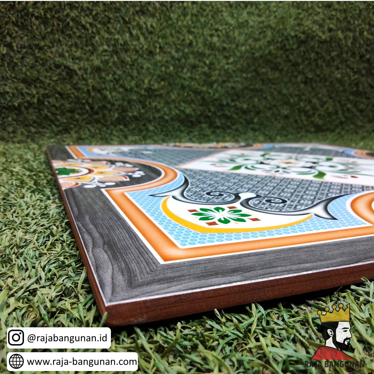 KERAMIK ARWANA ANTALYA GREY 40×40 | Raja Bangunan