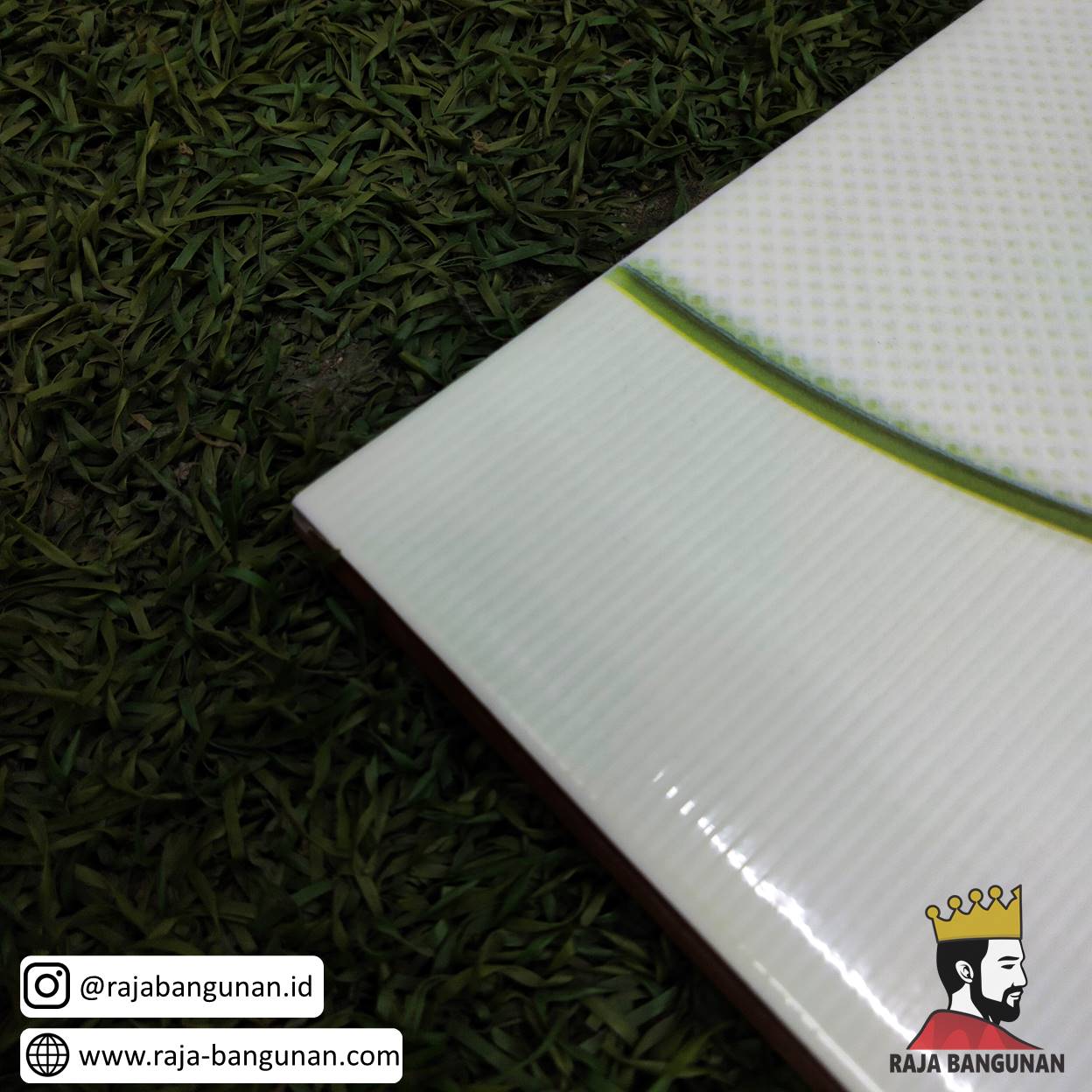 KERAMIK KOBIN BELUGA GREEN 25×40 | Raja Bangunan