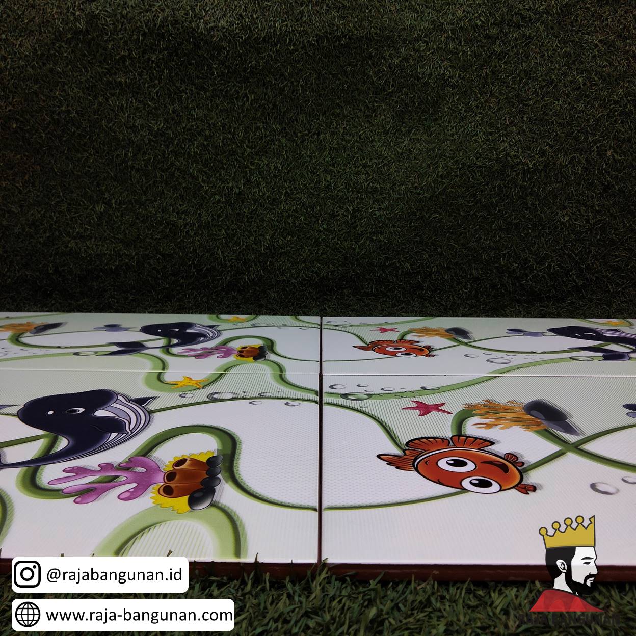 KERAMIK KOBIN BELUGA GREEN 25×40 | Raja Bangunan