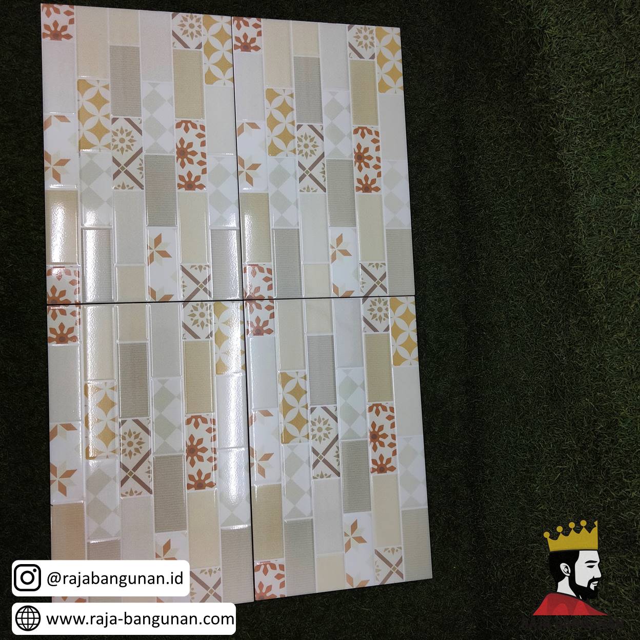 KERAMIK UNO LEVANTE BEIGE 25×40 | Raja Bangunan