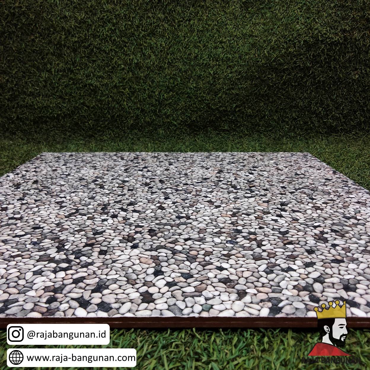 KERAMIK JUPITER RIVERSTONE GREY 40×40 | Raja Bangunan