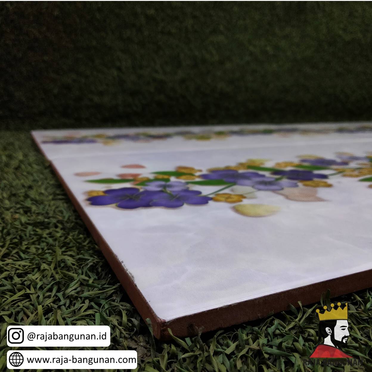 KERAMIK KIA ROSE ORCHID GREY 25×40 | Raja Bangunan