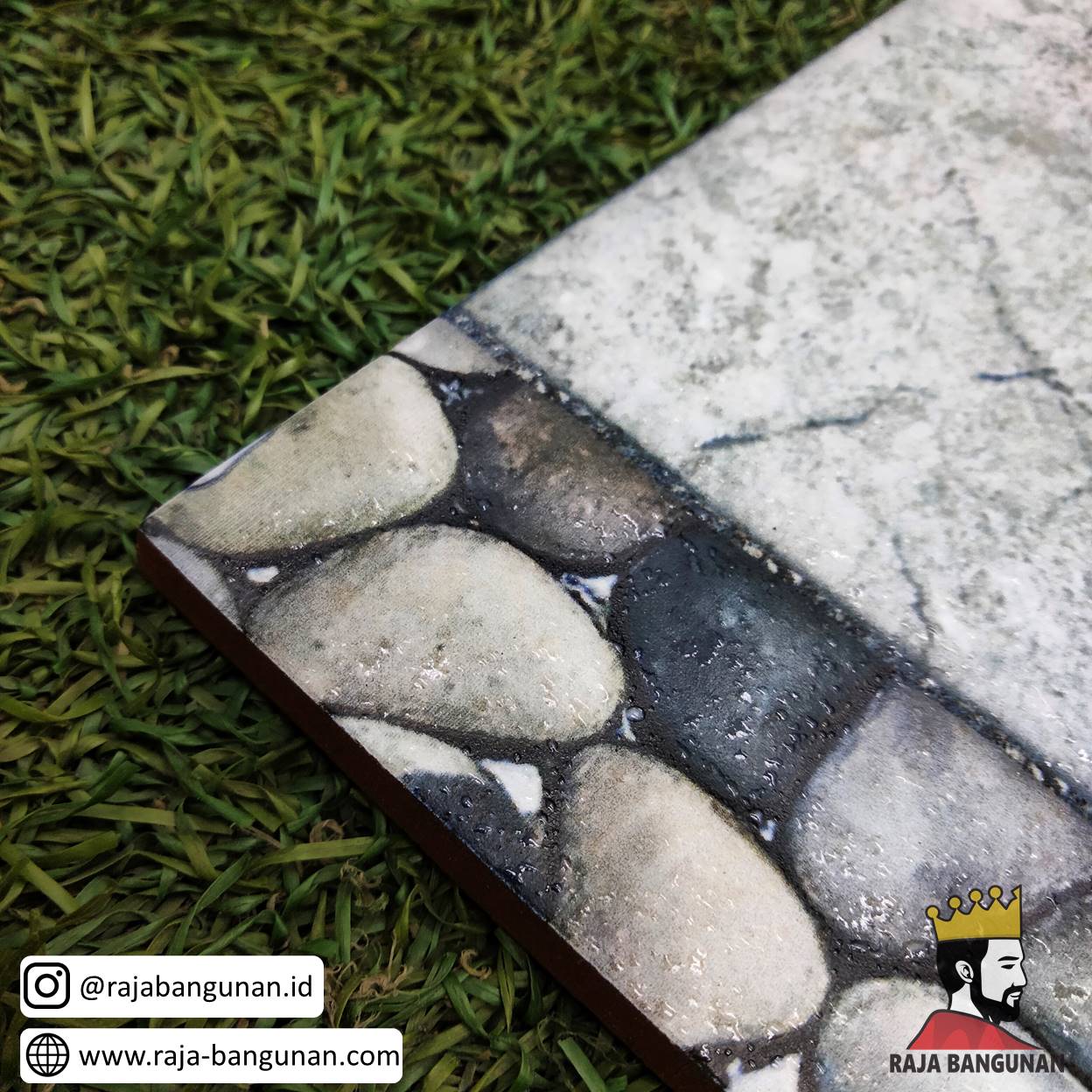 KERAMIK JUPITER SLAVIA GREY 50×50 | Raja Bangunan
