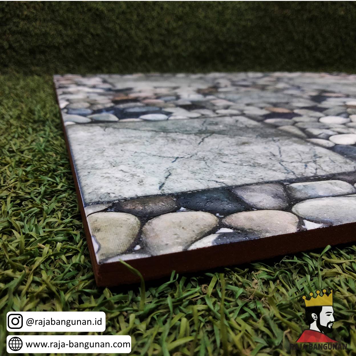 KERAMIK JUPITER SLAVIA GREY 50×50 | Raja Bangunan