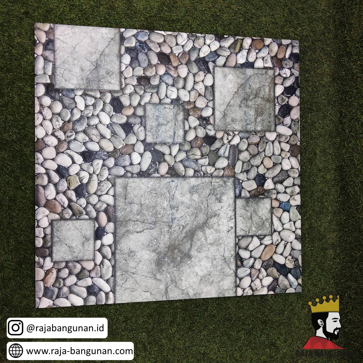 KERAMIK JUPITER SLAVIA GREY 50×50 | Raja Bangunan