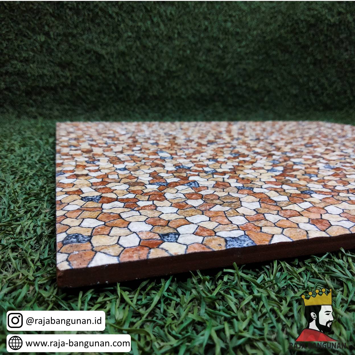 KERAMIK KOBIN STARSTONE BROWN 40×40 | Raja Bangunan