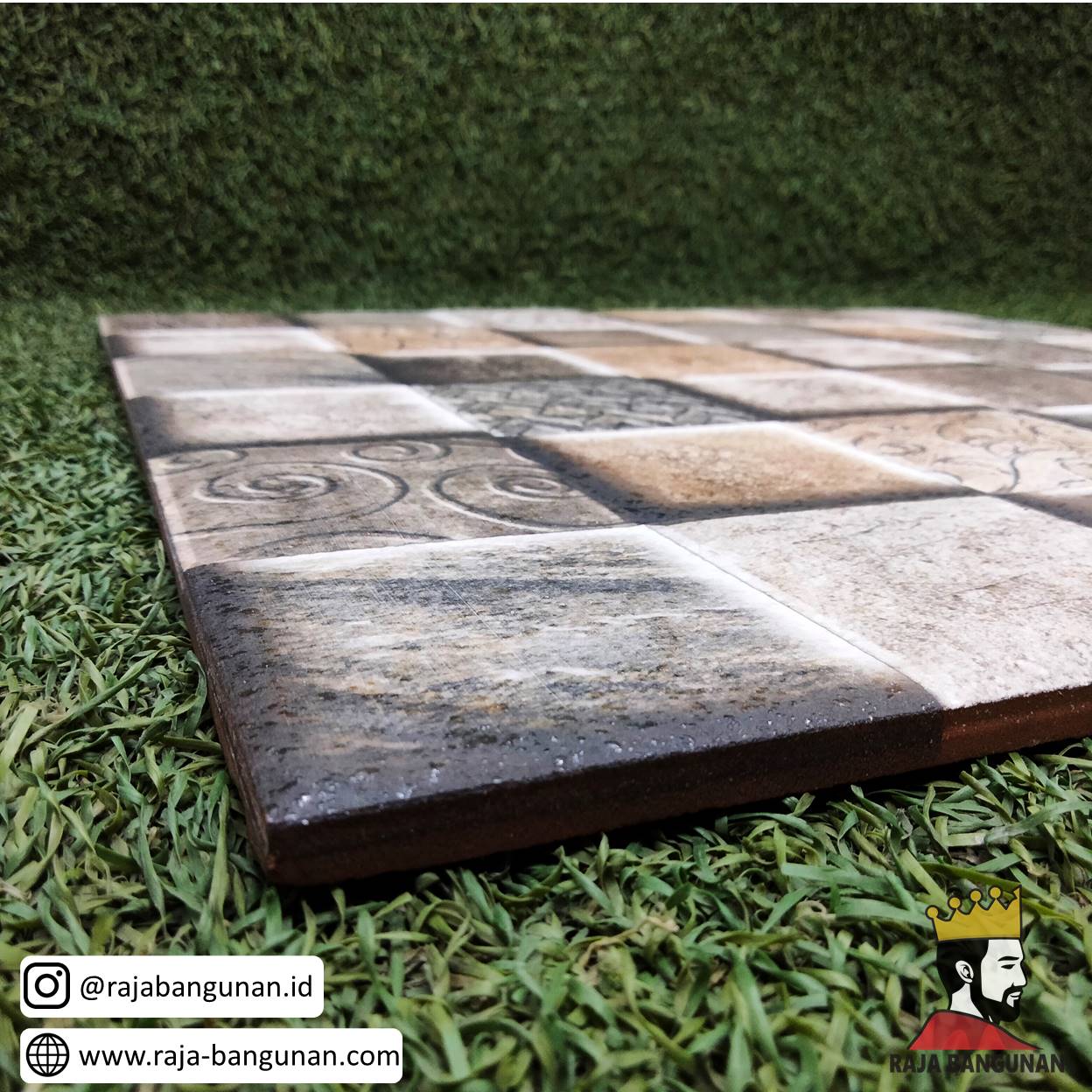 KERAMIK KOBIN ZENITH BROWN 40×40 | Raja Bangunan